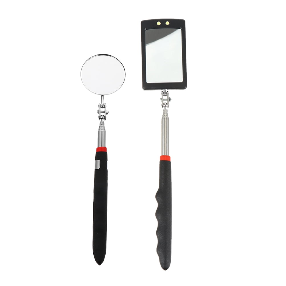 2pcs Inspection Tool Telescopic Flexible Inspection Mirror Car Under ...