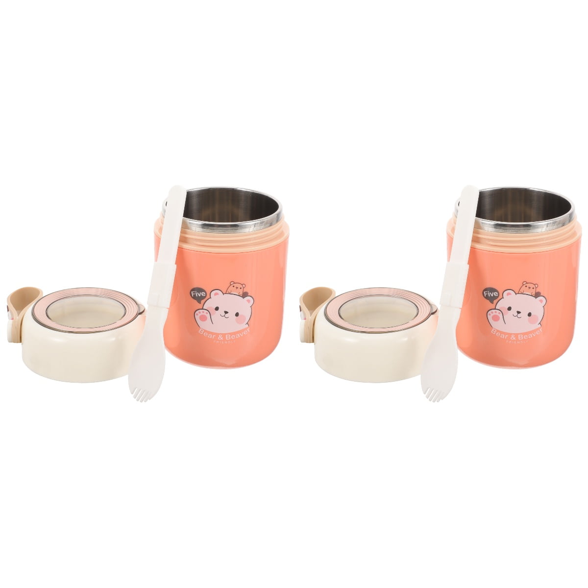2pcs Insulated Cup Breakfast Soup Cup Portable Porridge Cup Thermal Cup ...