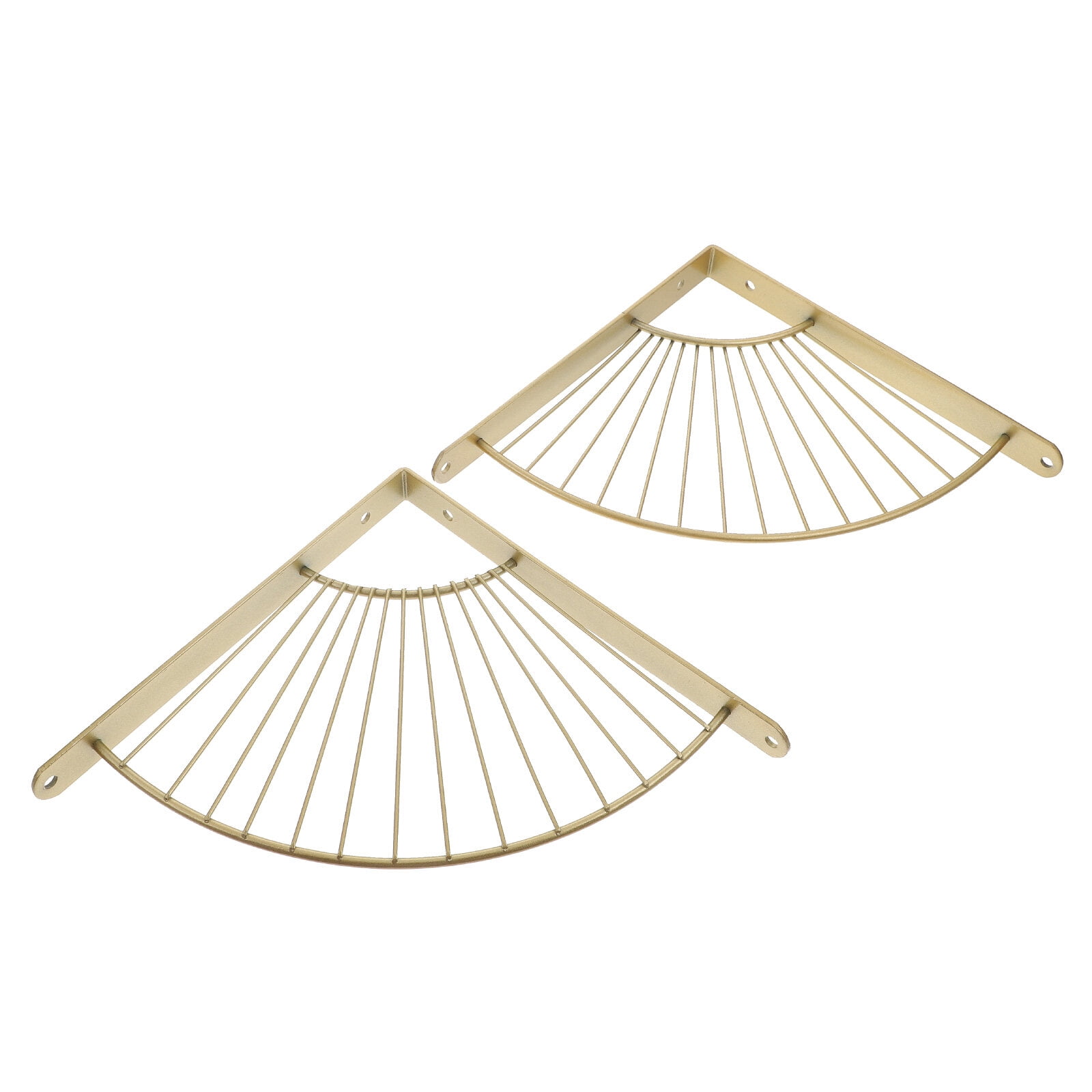 WHAMVOX Golden Iron Shelf Support Bracket for Storage Use and Long ...