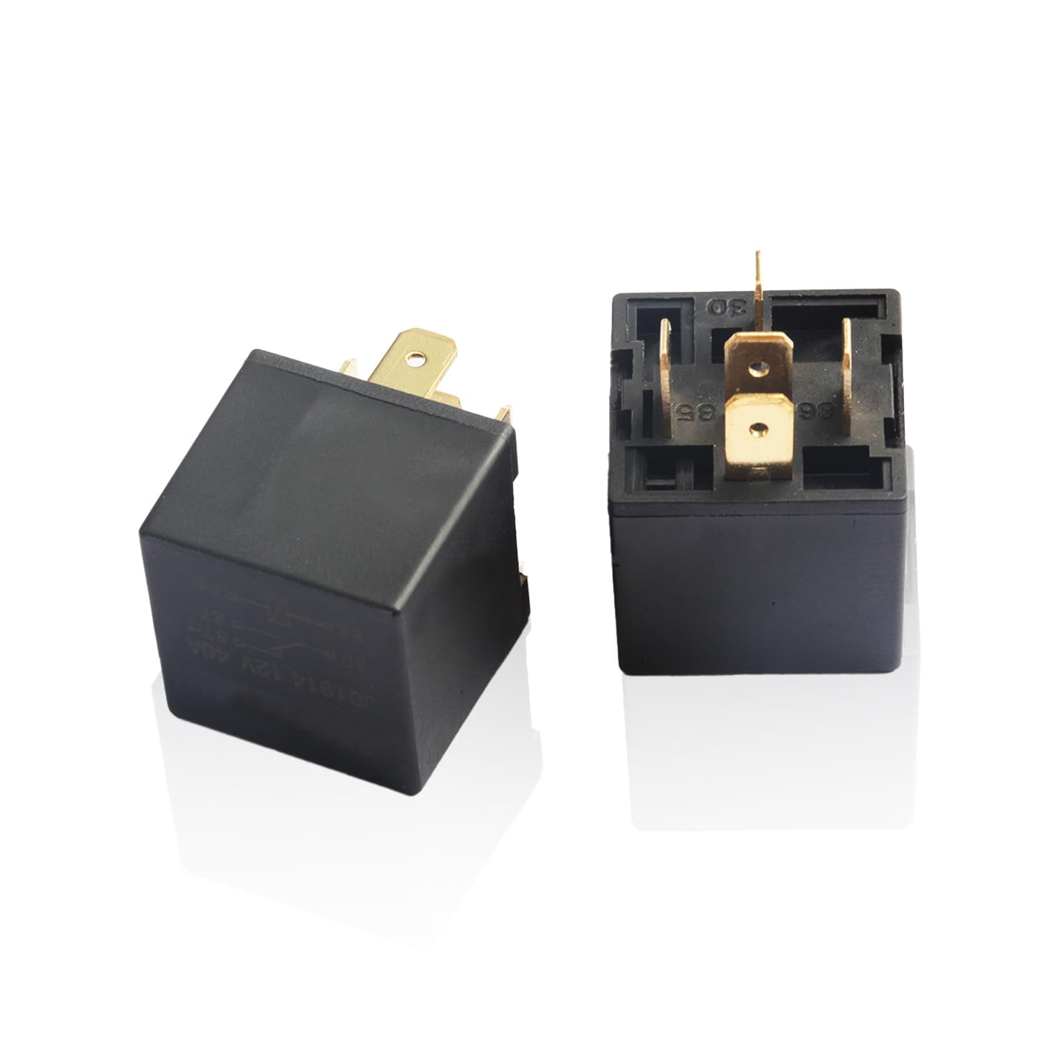 2pcs JD1914 Automotive Relay 5Pin 40A 12V Multi-Purpose Micro Relays ...