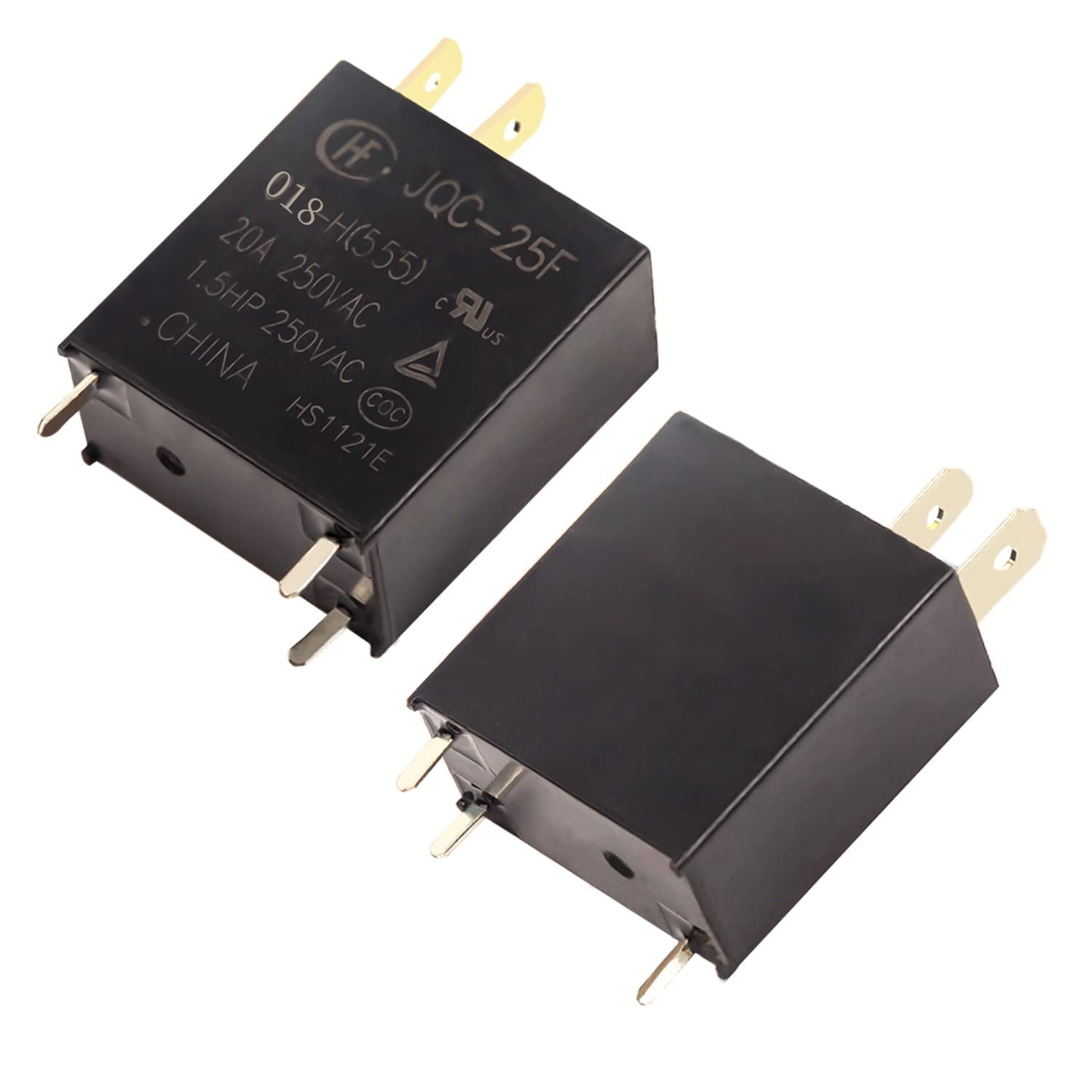 2pcs JQC-25F 018-H 3PIN 18V 20A 250VAC Relays for Microwave Oven ...