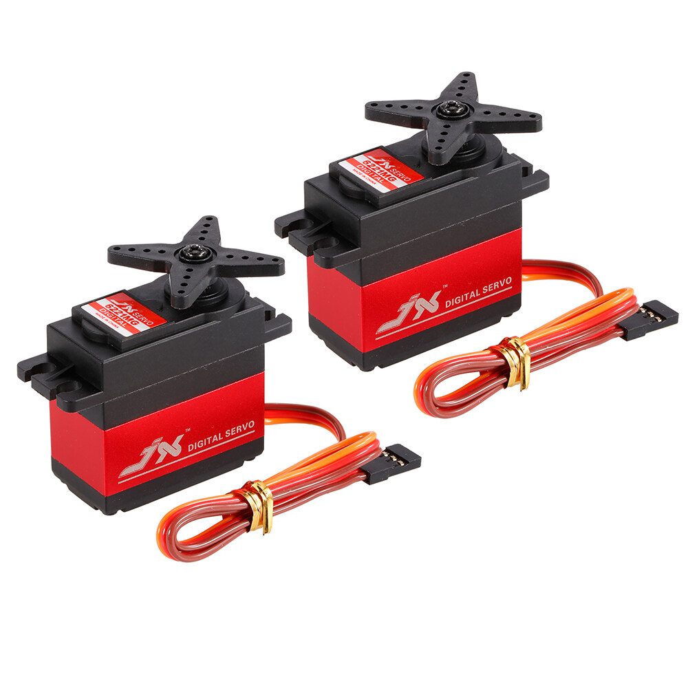 2pcs JX PDI-6221MG Metal Gear Digital Servo 20kg Torque Aluminums Case ...