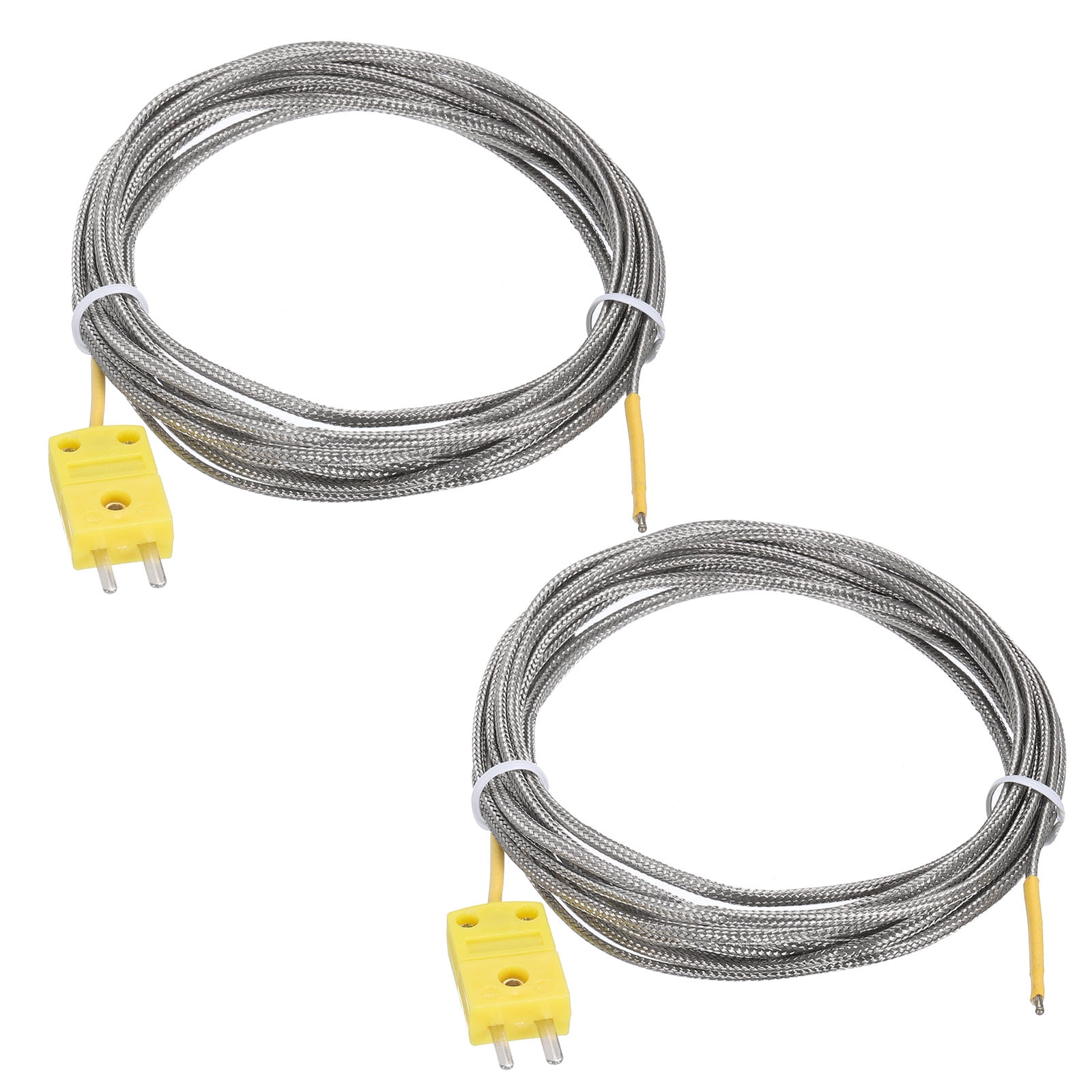 2pcs K Type Thermocouple Mini Connector Temperature Sensor Metal ...