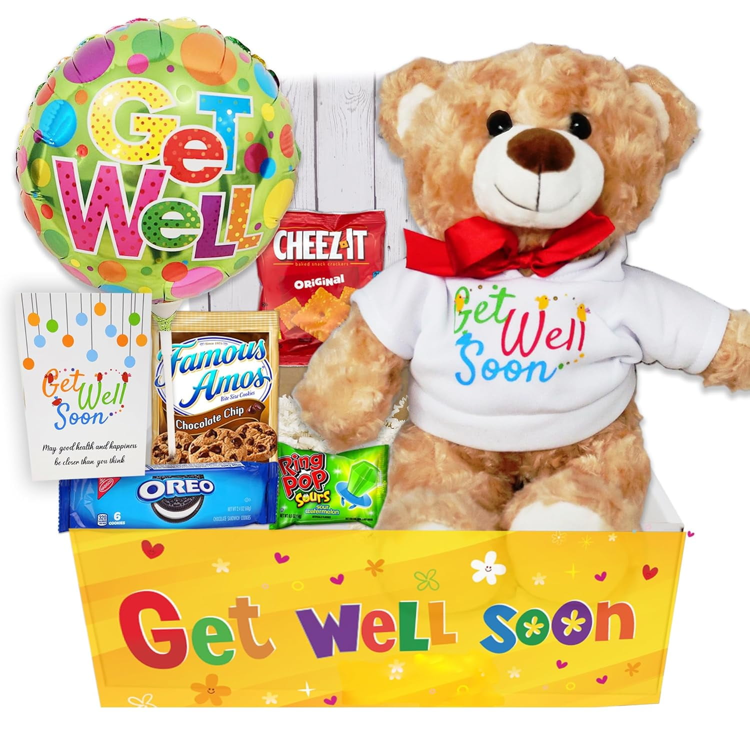 2pcs KIDS GET WELL SOON care package gift | Teddy Bear, Get well ...