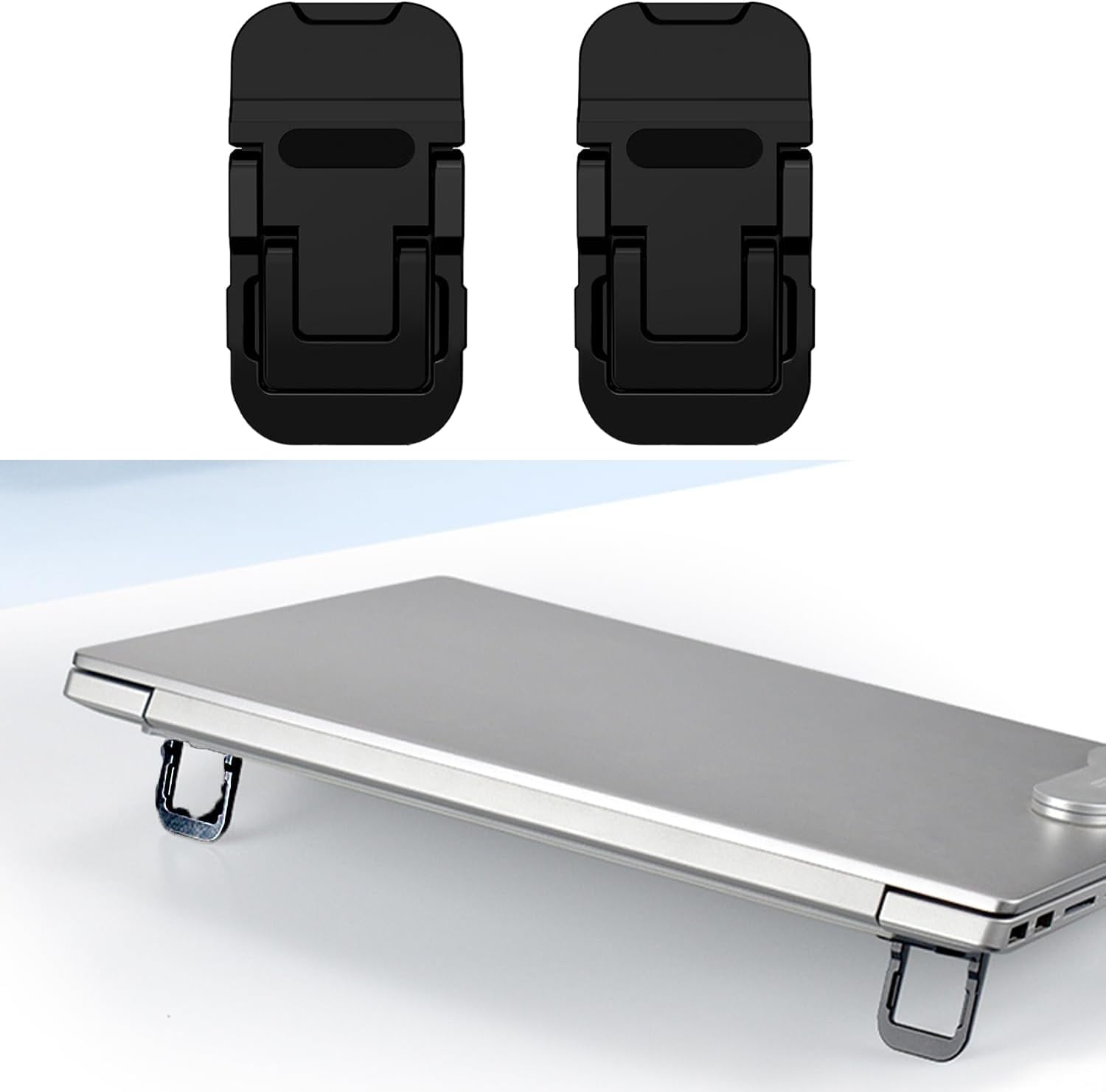 2pcs Keyboard Stands with 2 Adjustable Angles, Mini Laptop Stand for ...