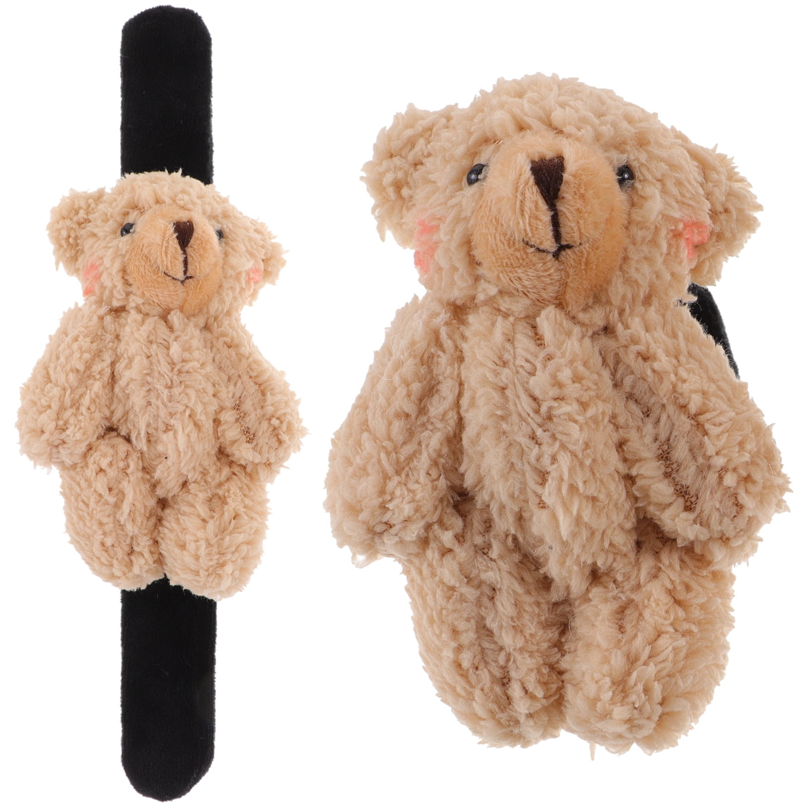 2pcs Kids Lovely Slap Bracelet Adorable Cartoon Bear Wrist Band Adults ...