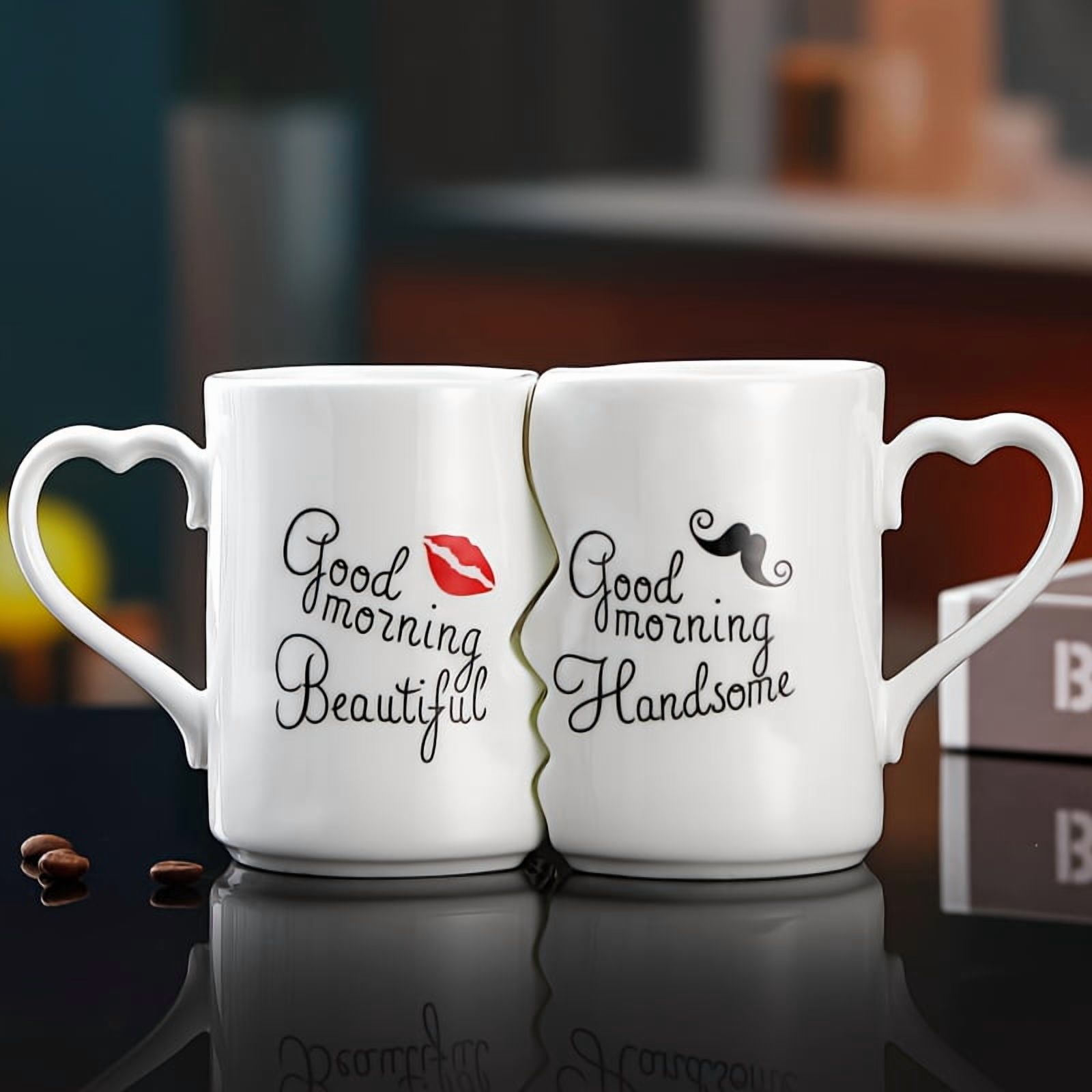 2pcs, Kissing Ceramic Mug, Creative Couple Mug, Love Mug, Kissing Mug ...