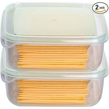 Cheese Box Container Slice Fridge Fresh Refrigerator Storage Keeper ...