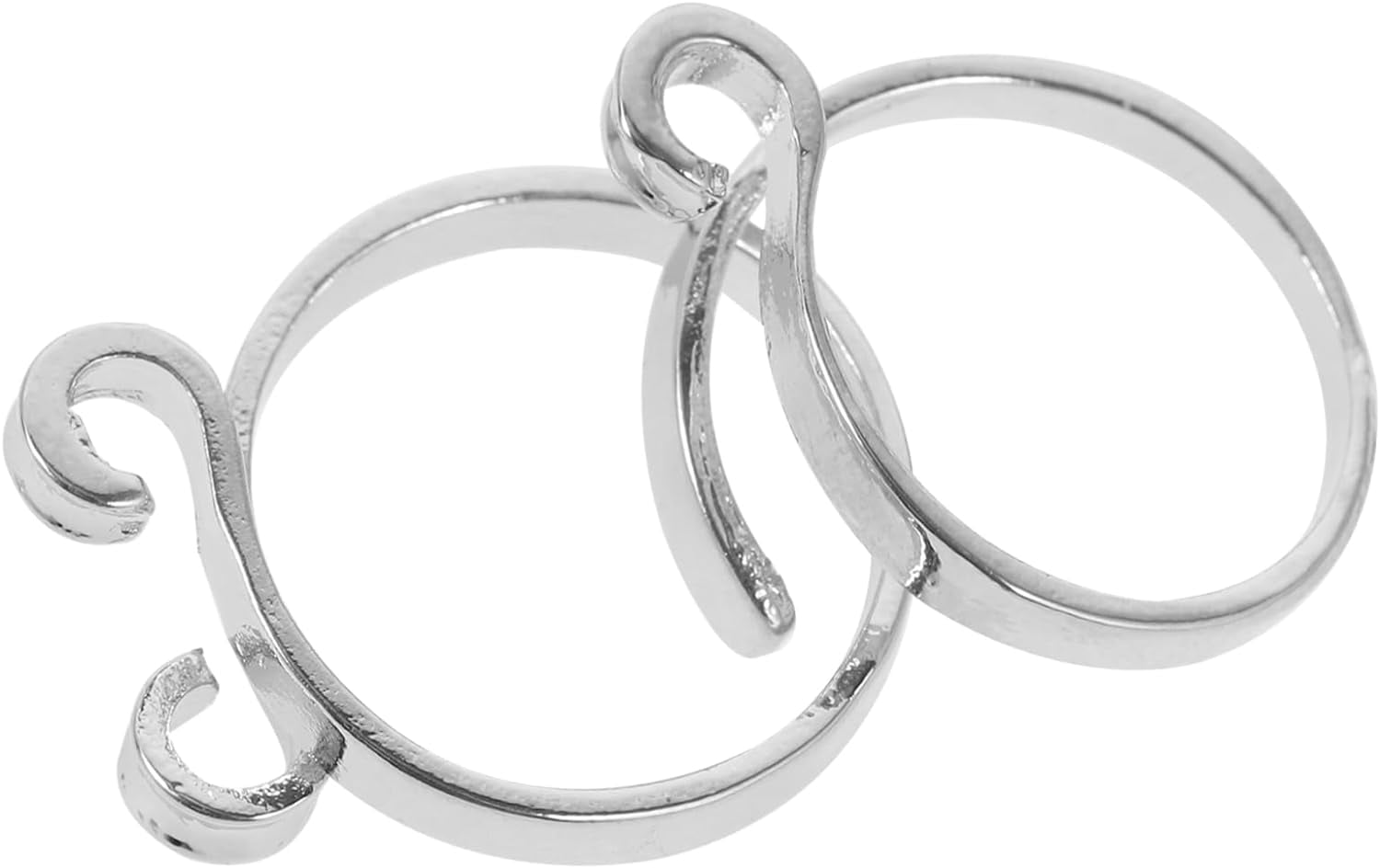 2pcs Knitted Crochet Rings Crochet Hooks Crochet Needles Knitting Ring ...
