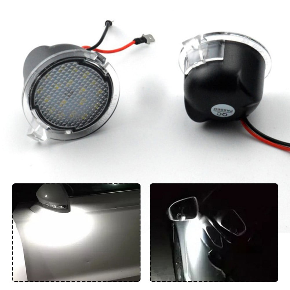 2pcs LED For Ford Edge F150 For Expedition Side Mirror Lamp Puddle ...