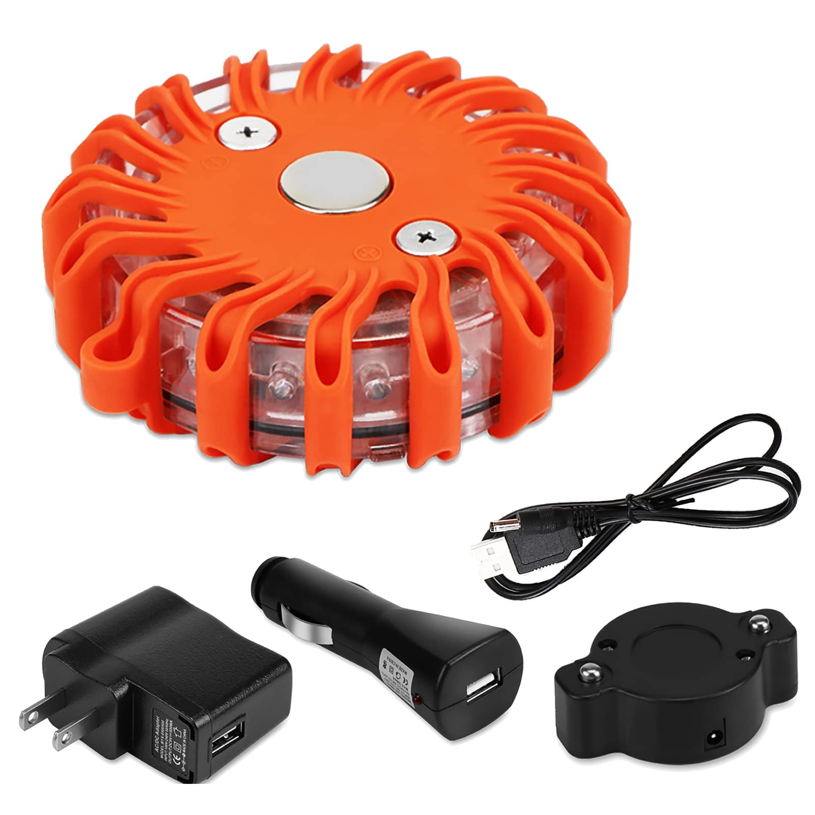 2pcs LED Road Flare STF9 Sunsbell LED Safety Flare Flashing Warning ...