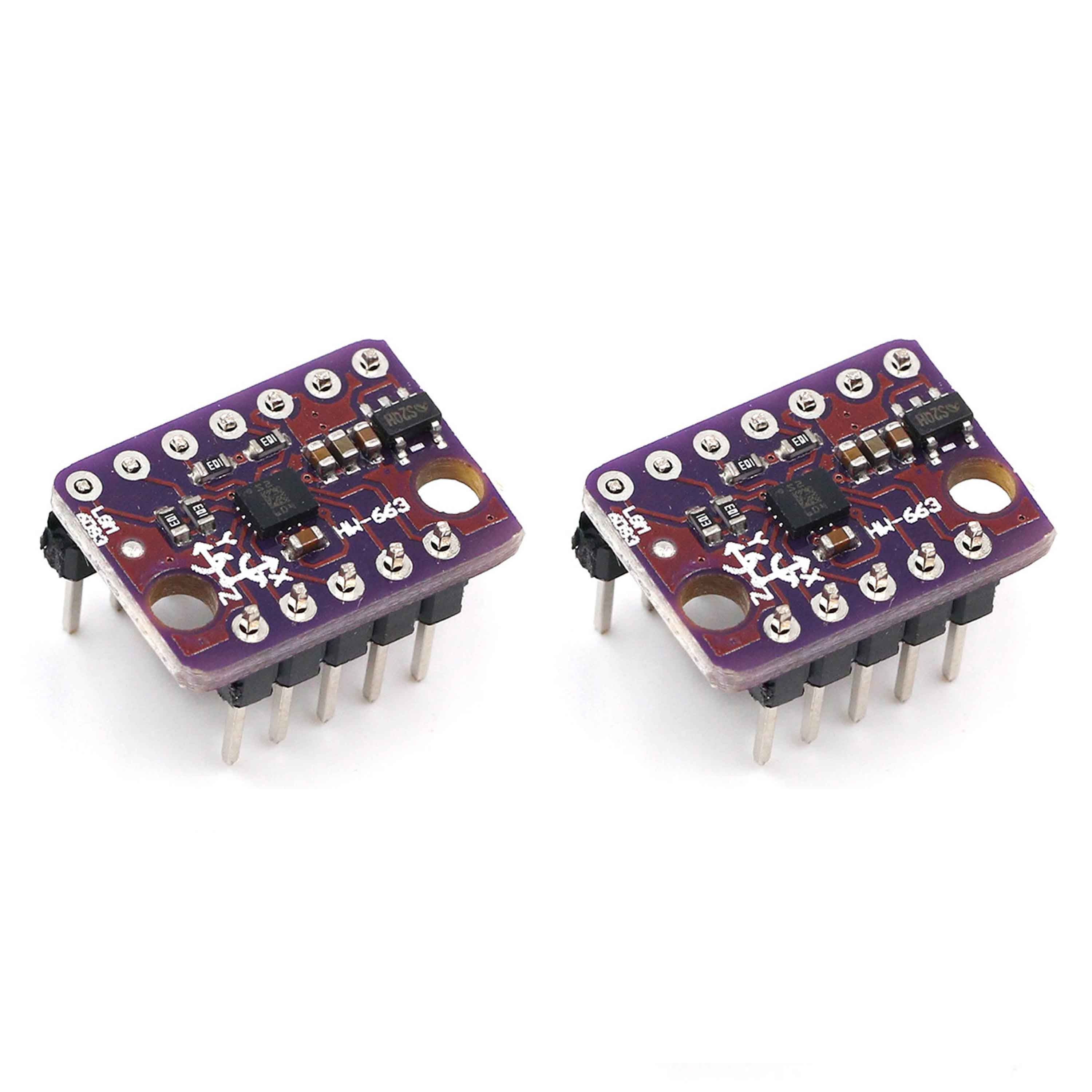 2pcs Lsm6ds3 Accelerometer Gyroscope Sensor 6dof Gyroscope Sensor Module Spi Iic Serial