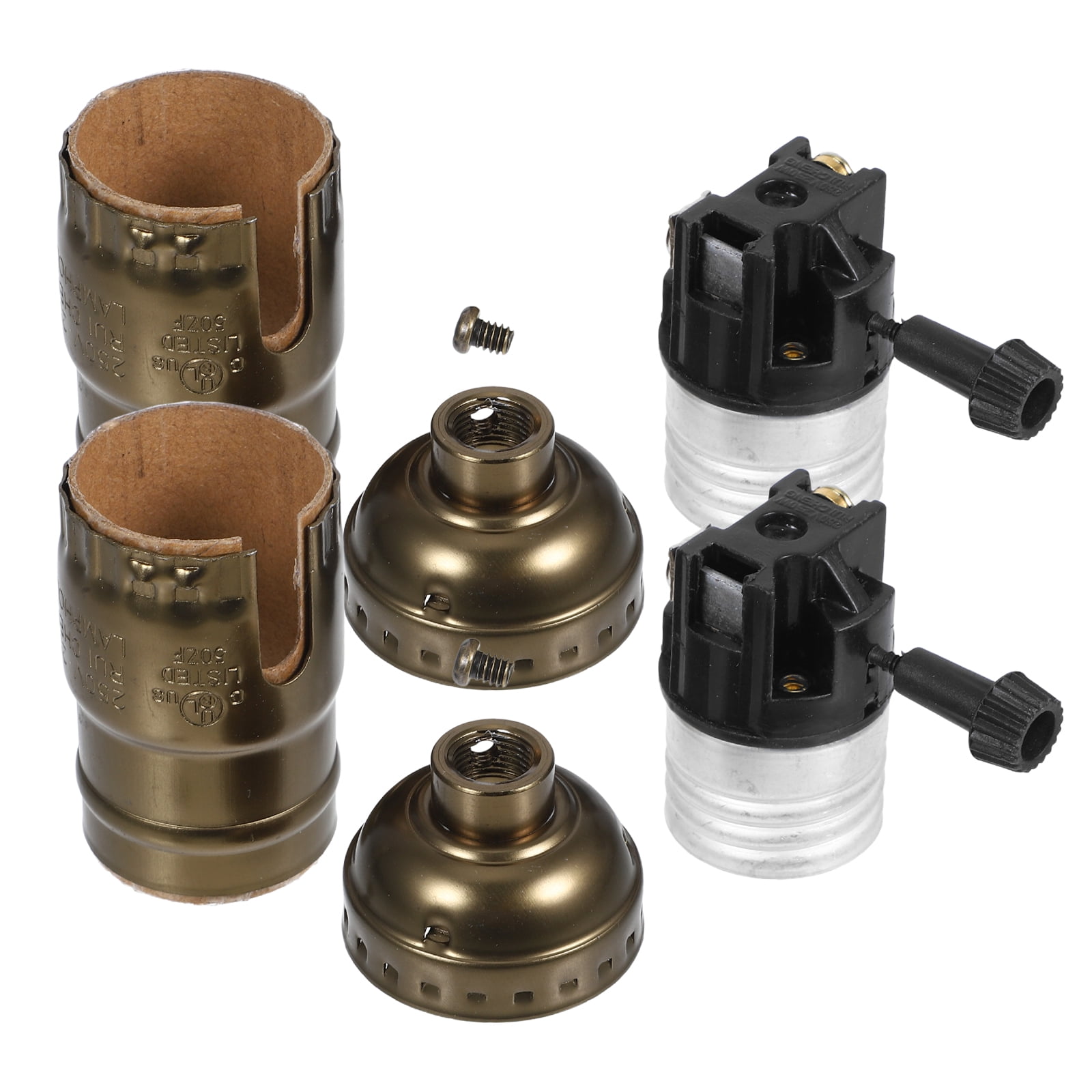 2pcs Lamp Sockets Lamp Socket Replacement Kit Lamp Holder Household ...