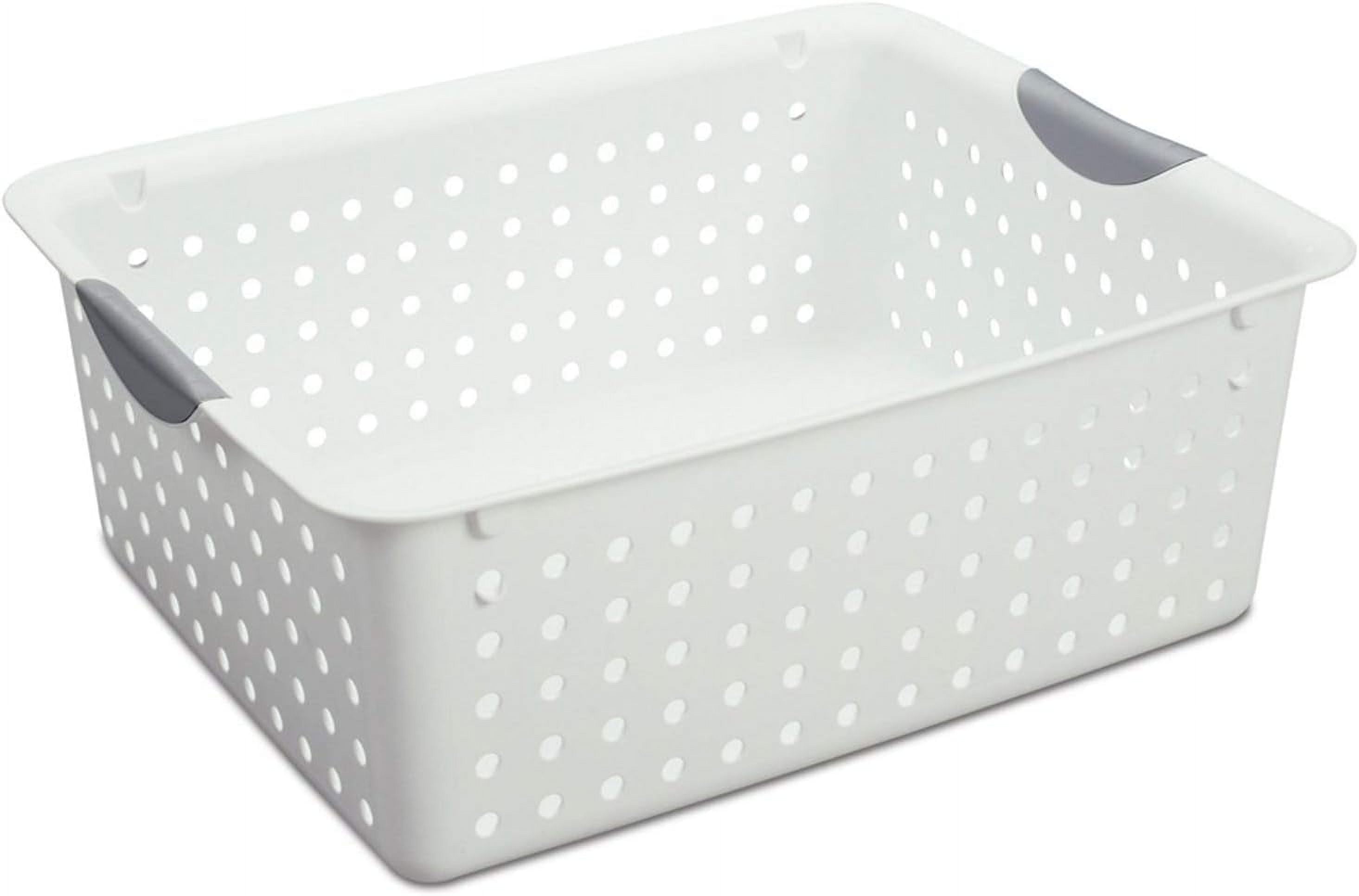 2pcs Large Ultra Basket, Open Storage Bin to Organize Closets, Cabinets ...