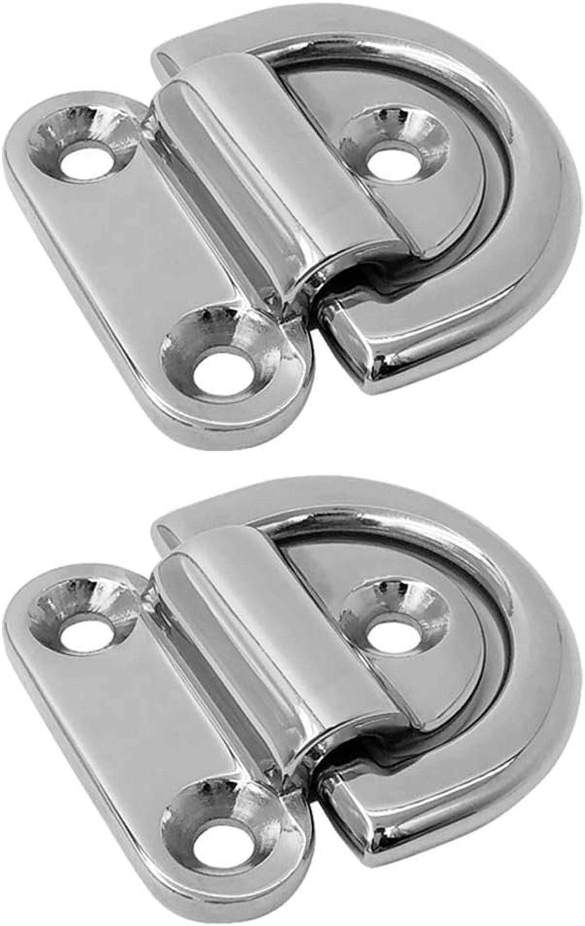 2pcs Lashing cleats D Lashing rings Eye bridge in stainless steel 316 ...