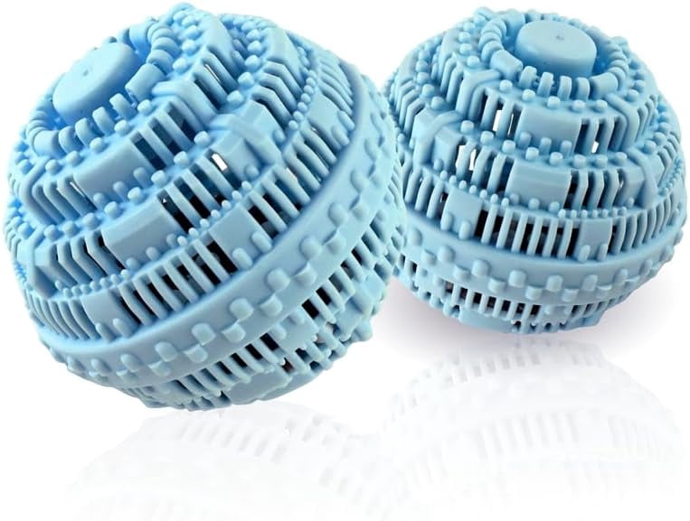 2pcs Laundry Ball - Natural Non-Chemical Detergent Laundry Balls for ...