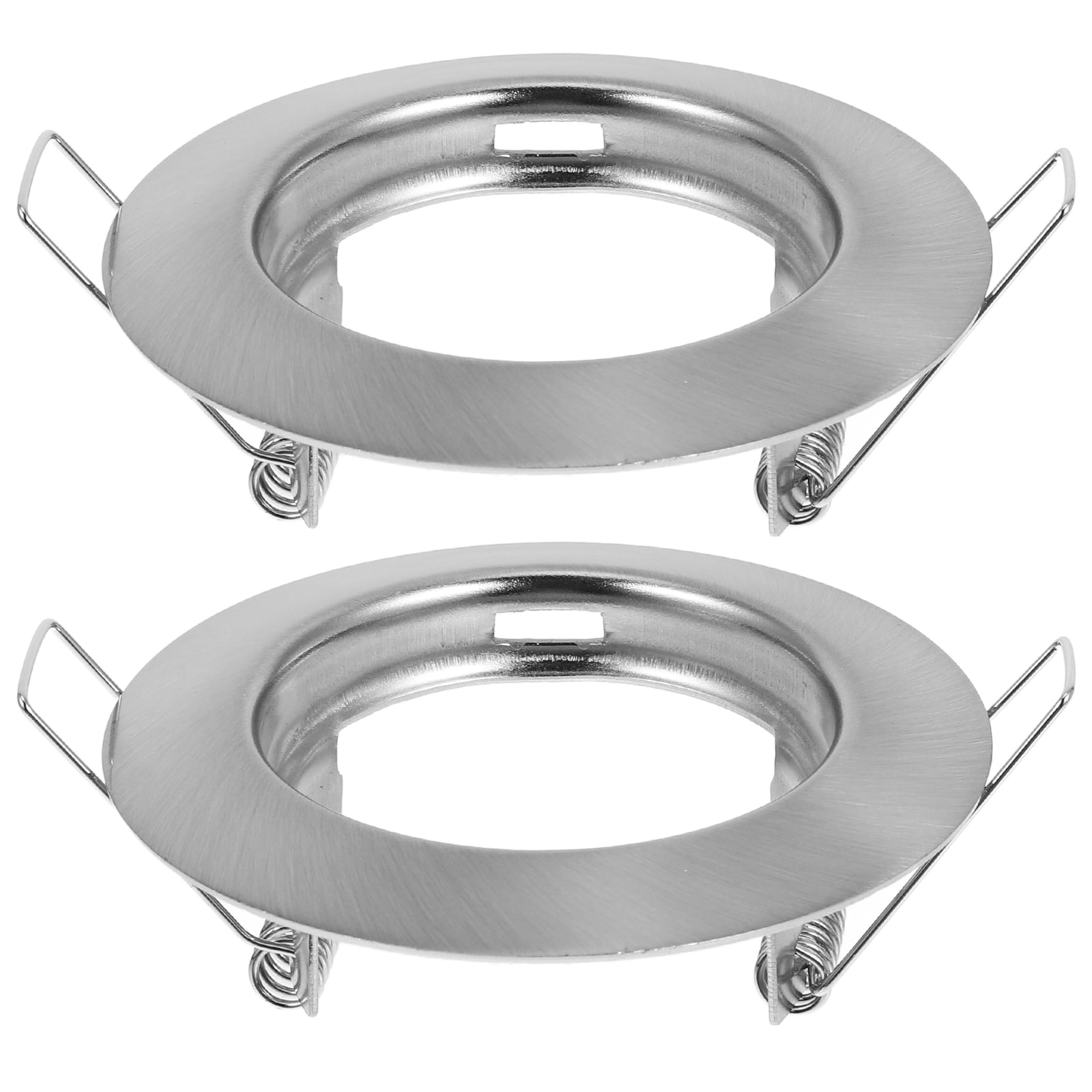 2pcs Led Recessed Ceiling Light Mounting Frame Round Spotlight Fittings ...