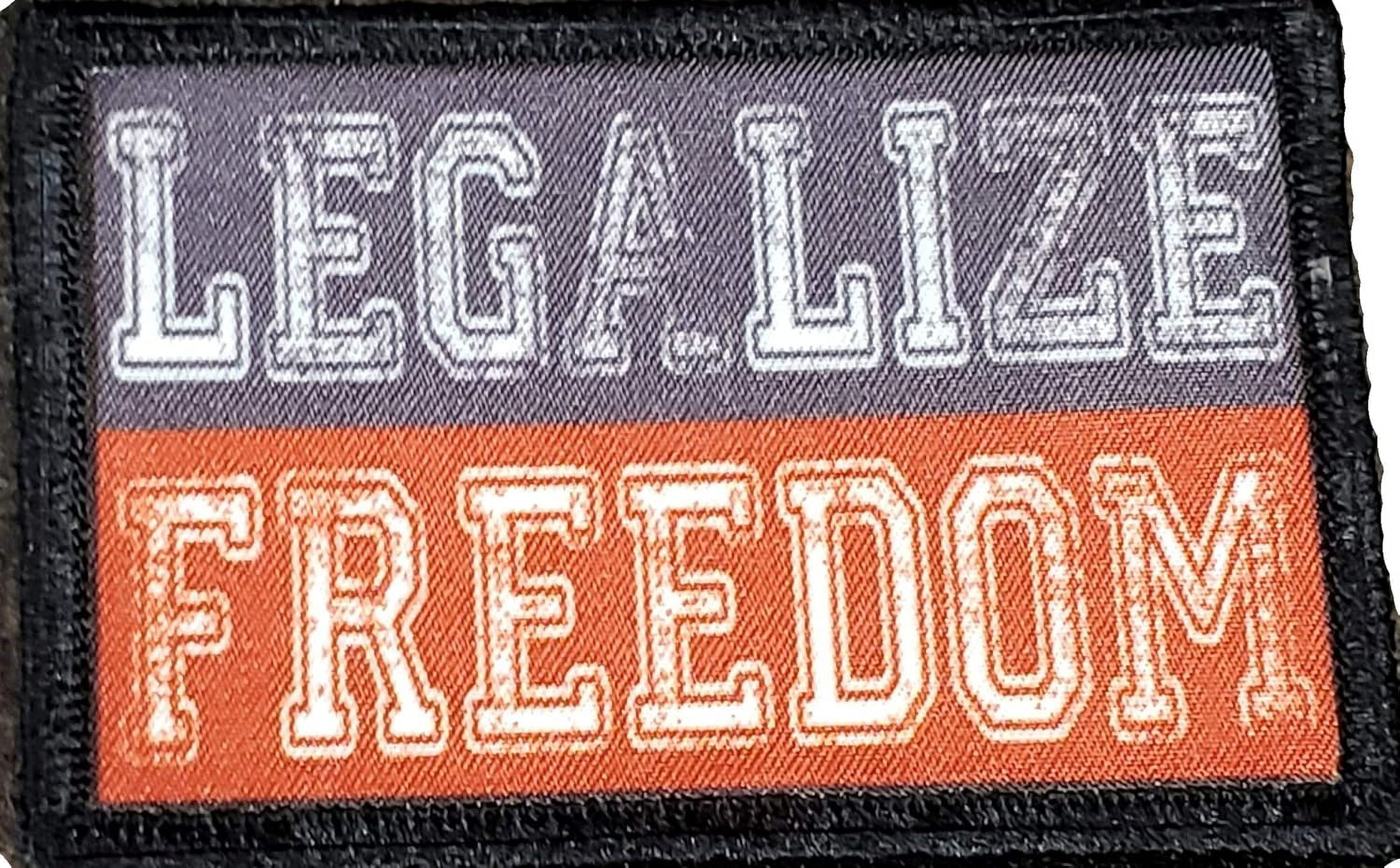 2pcs Legalize Freedom Patch Made in The USA- Patches Perfect for your Plate carrier Military ...