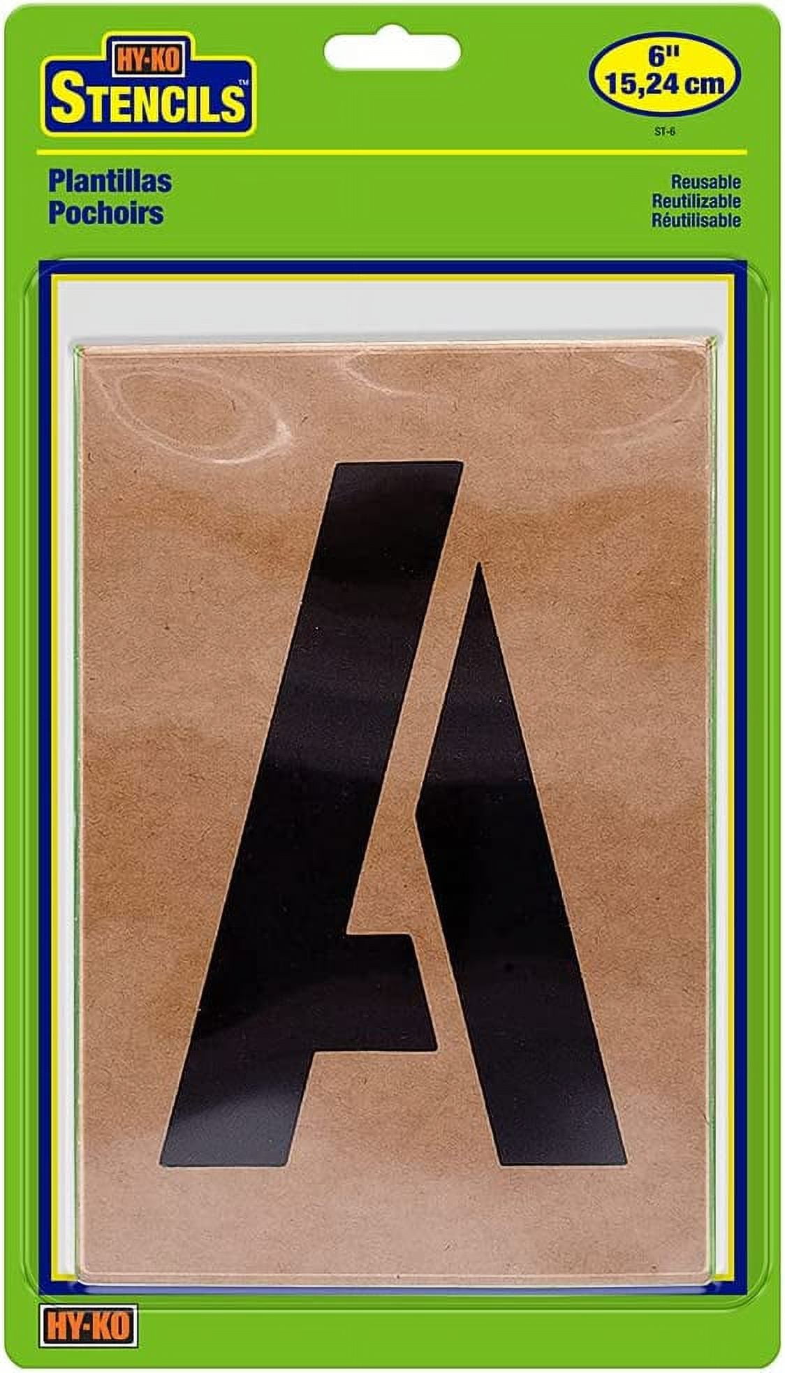 2pcs Letter/Number Stencil Set - Walmart.com