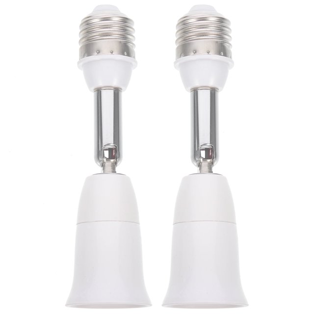 2pcs Light Bulb Socket Extender Bendable Light Socket Adapter Light ...