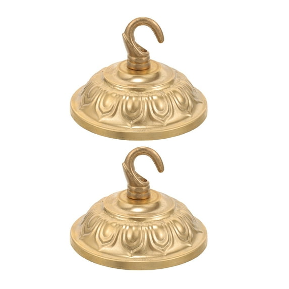 2pcs Light Canopy: Vintage Ceiling Light Canopy Plate With Hook ...