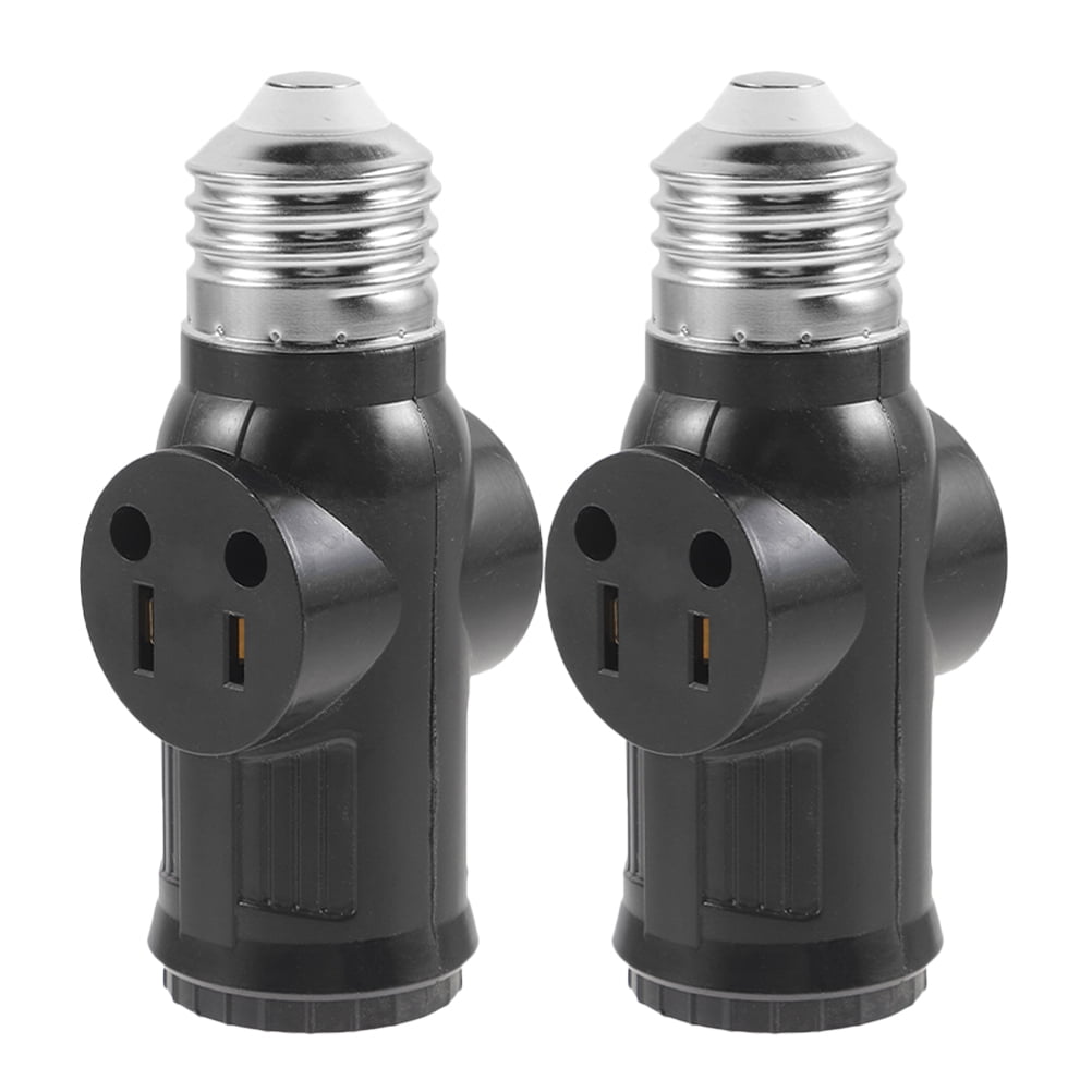 2pcs Light Socket Outlet Adapter Light Bulb Socket Plug Bulb Outlet ...