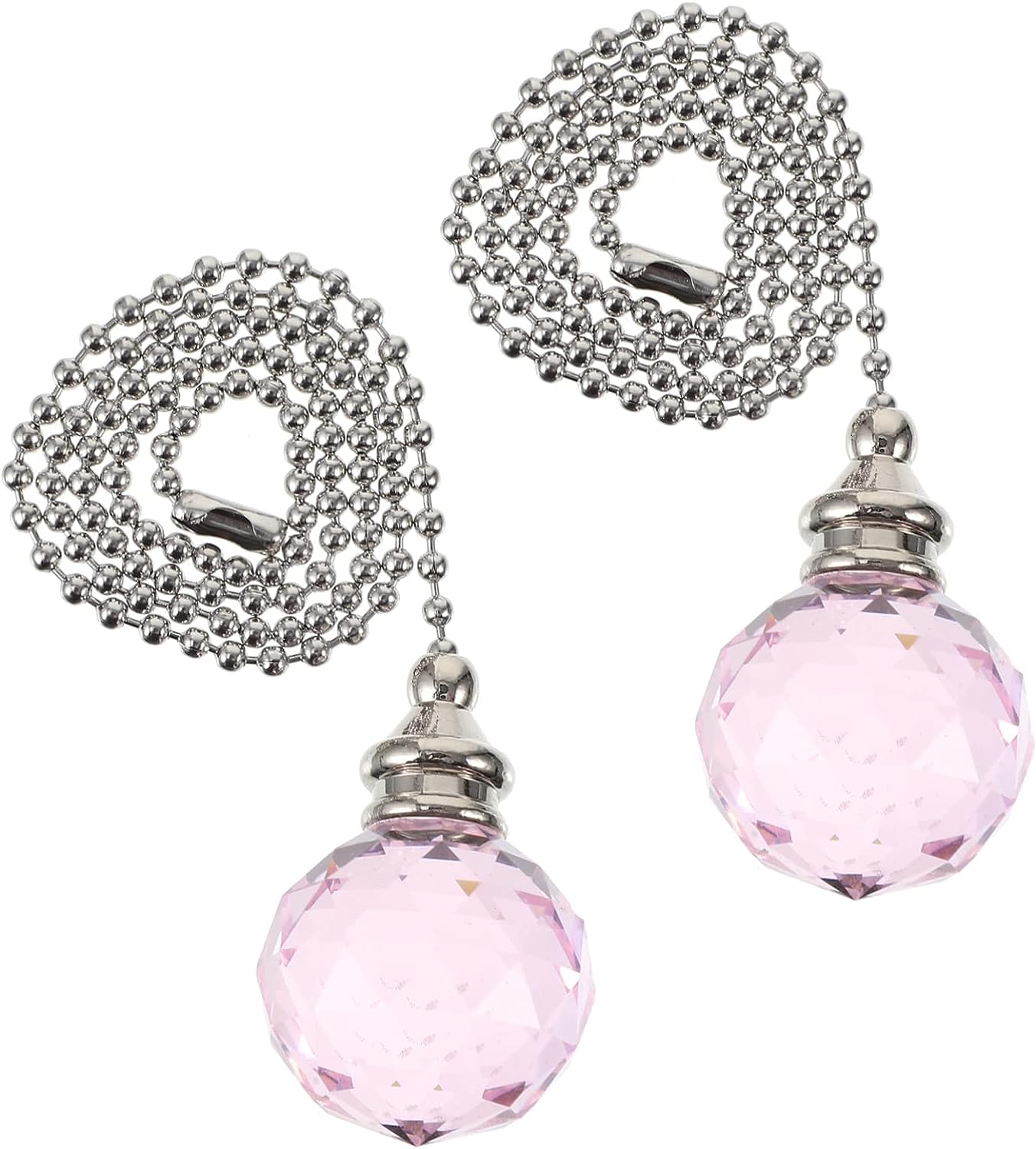 2pcs Lighting Ball Pendant Light Pendant Fan Pull Chain Hanging ...