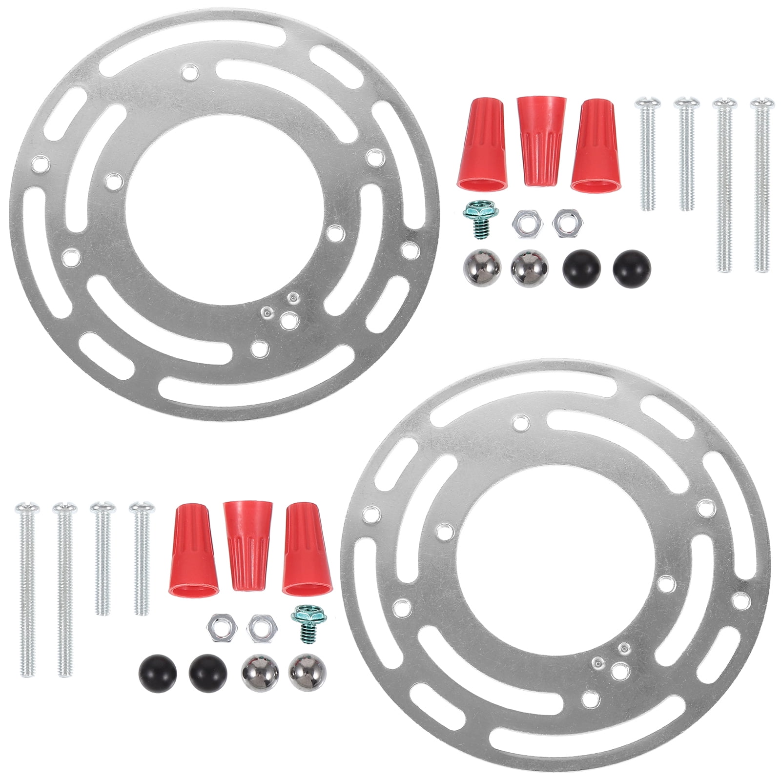 2pcs Lights Fixture Mount Brackets Round Lamp Fixture Parts Light ...