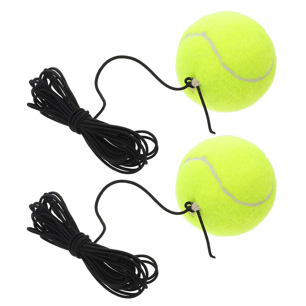 2 Pcs Elastic Tennis Training Device Tennis Balls Tennis Practicing ...