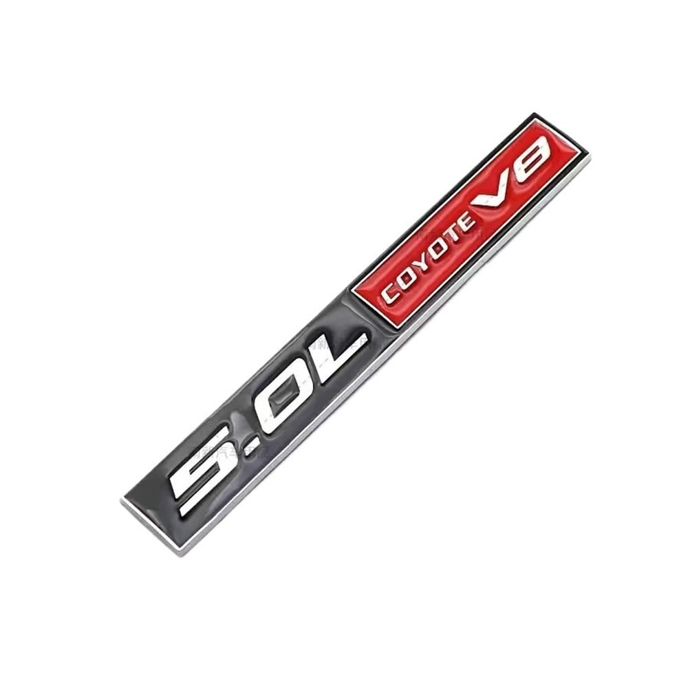 2pcs Liter Real Aluminum Engine Hood Emblem Badge Nameplate Crate ...