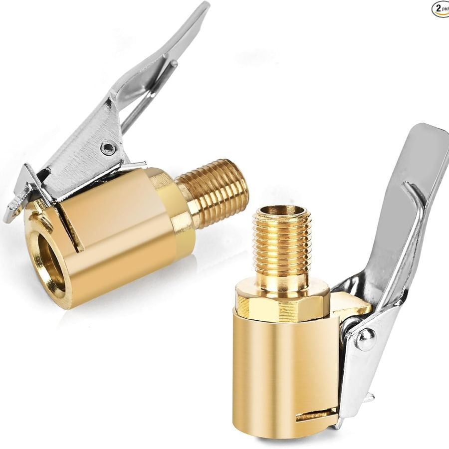 2pcs Locking Tire Air Chuck, Tire Inflation Hose Adapter, Tire Nozzle ...