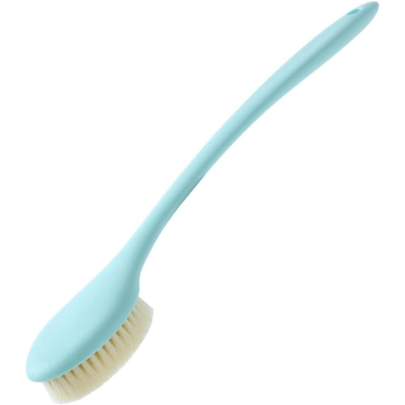 2pcs Long Handle Bath Brush Set with Soft Bristles Exfoliating Back ...