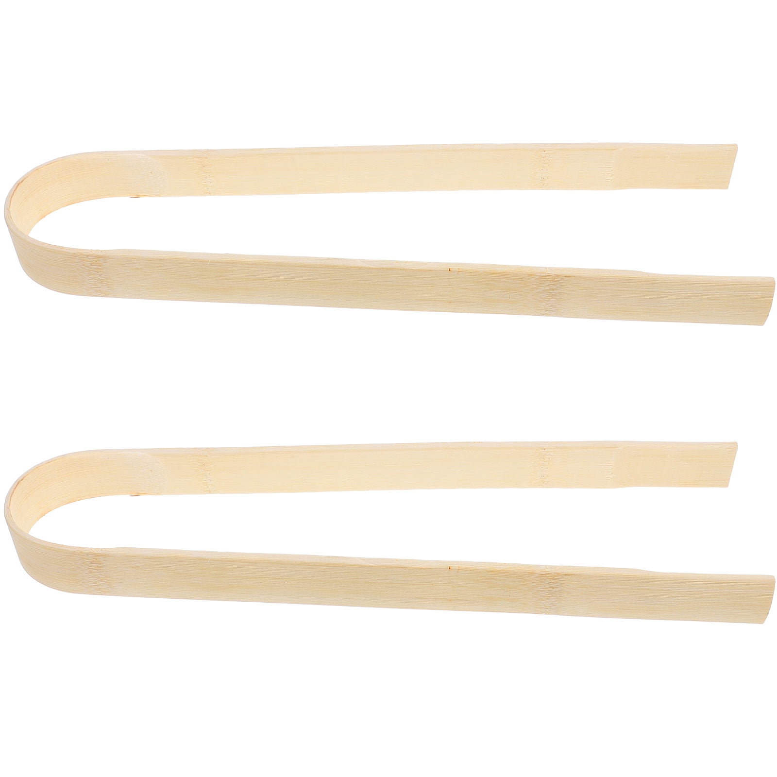 2pcs Long Reusable Wood Cooking Toaster Tongs Kitchen Wood Toast Tongs ...