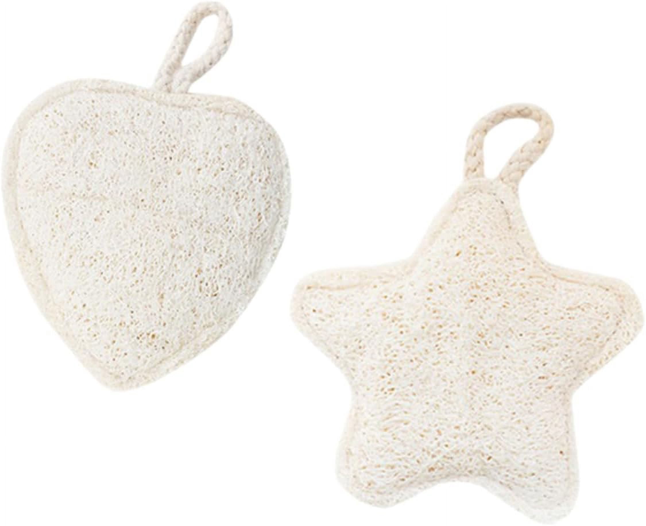 2pcs Loofah Bath Towel Sponge Ball Child Heart-Shaped - Walmart.com