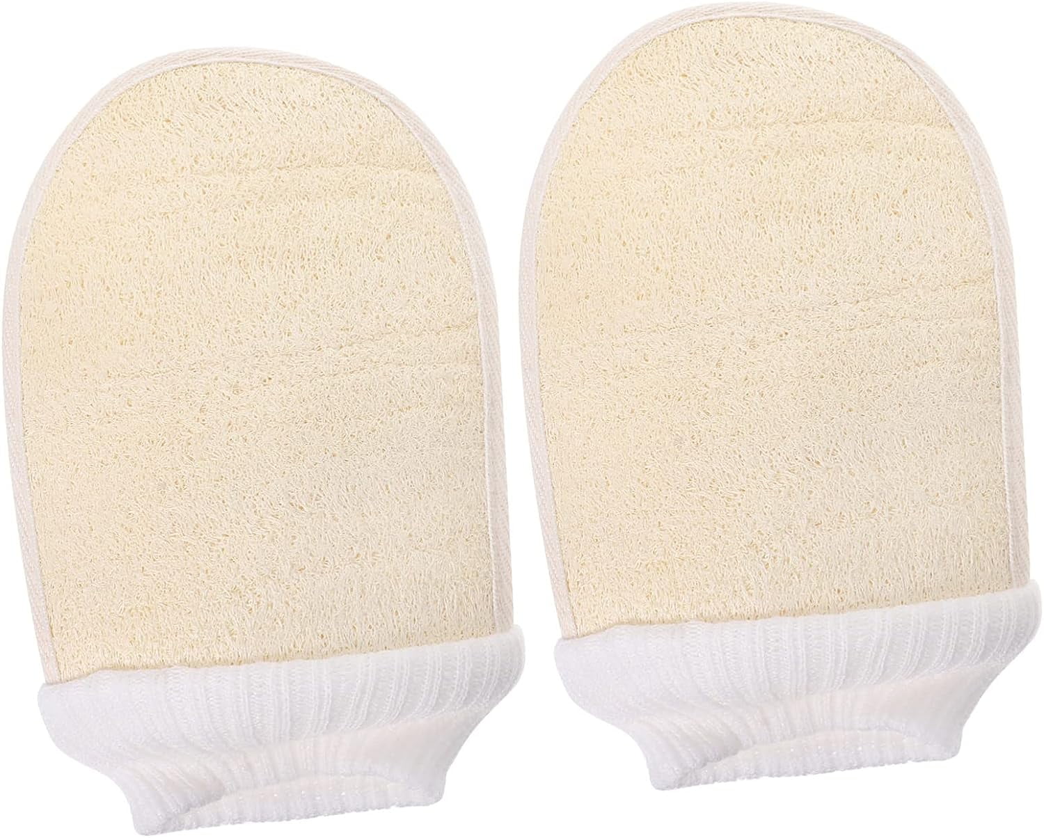 2pcs Loofah Gloves Exfoliating Loofah Pads Acne Cleaning Gloves Loofah ...