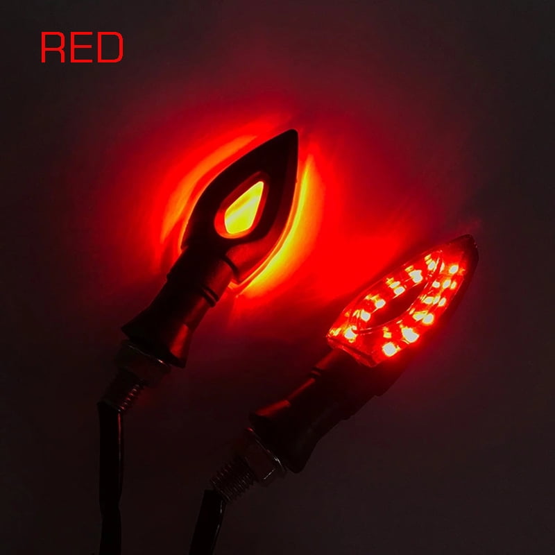 2pcs/Lot 12V Modified LED Motorbike Turning Signal Lights for All ...
