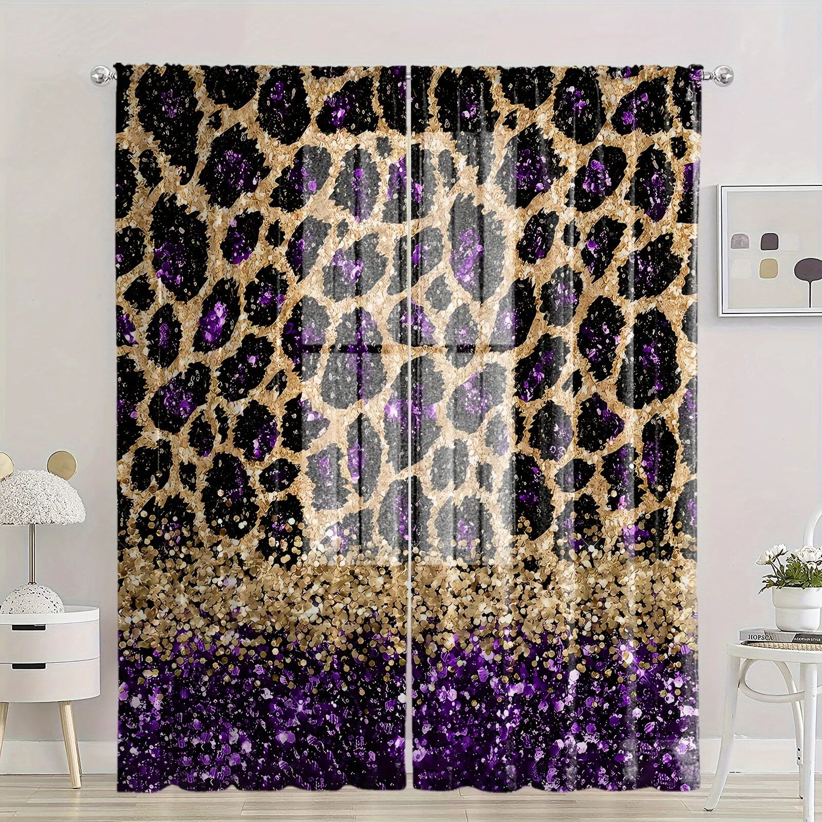 2pcs Love Heart Leopard Zebra Print Series High-definition Digital ...