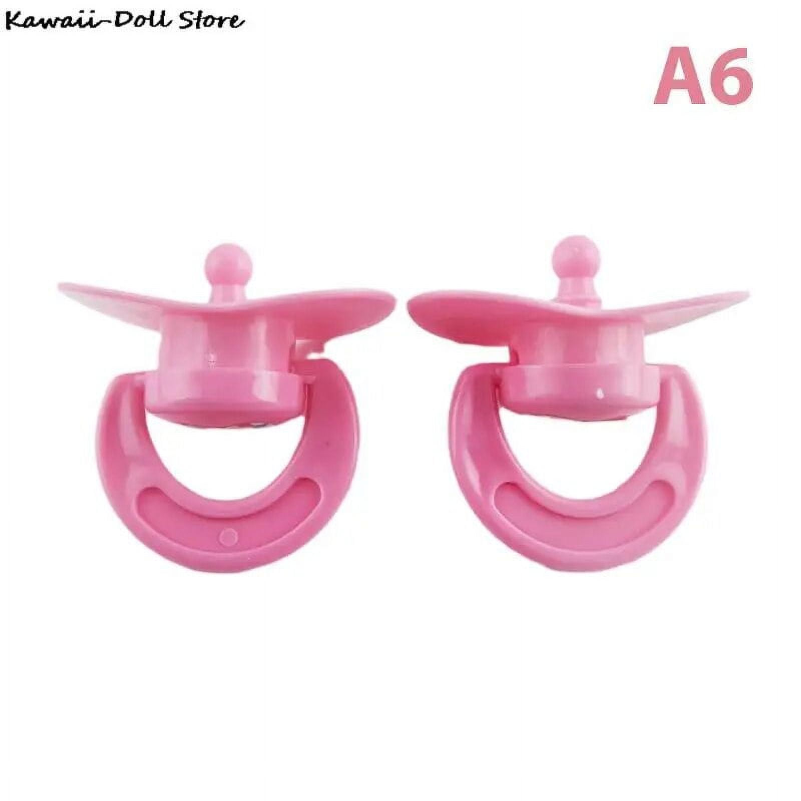 2pcs Lovely Doll Pacifier For New Reborn Baby Dolls Kids Toy Doll Play ...