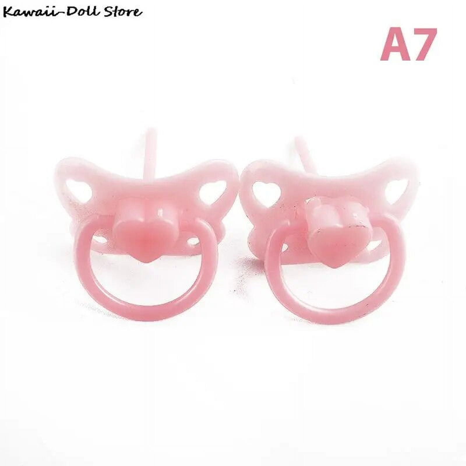 2pcs Lovely Doll Pacifier For New Reborn Baby Dolls Kids Toy Doll Play ...