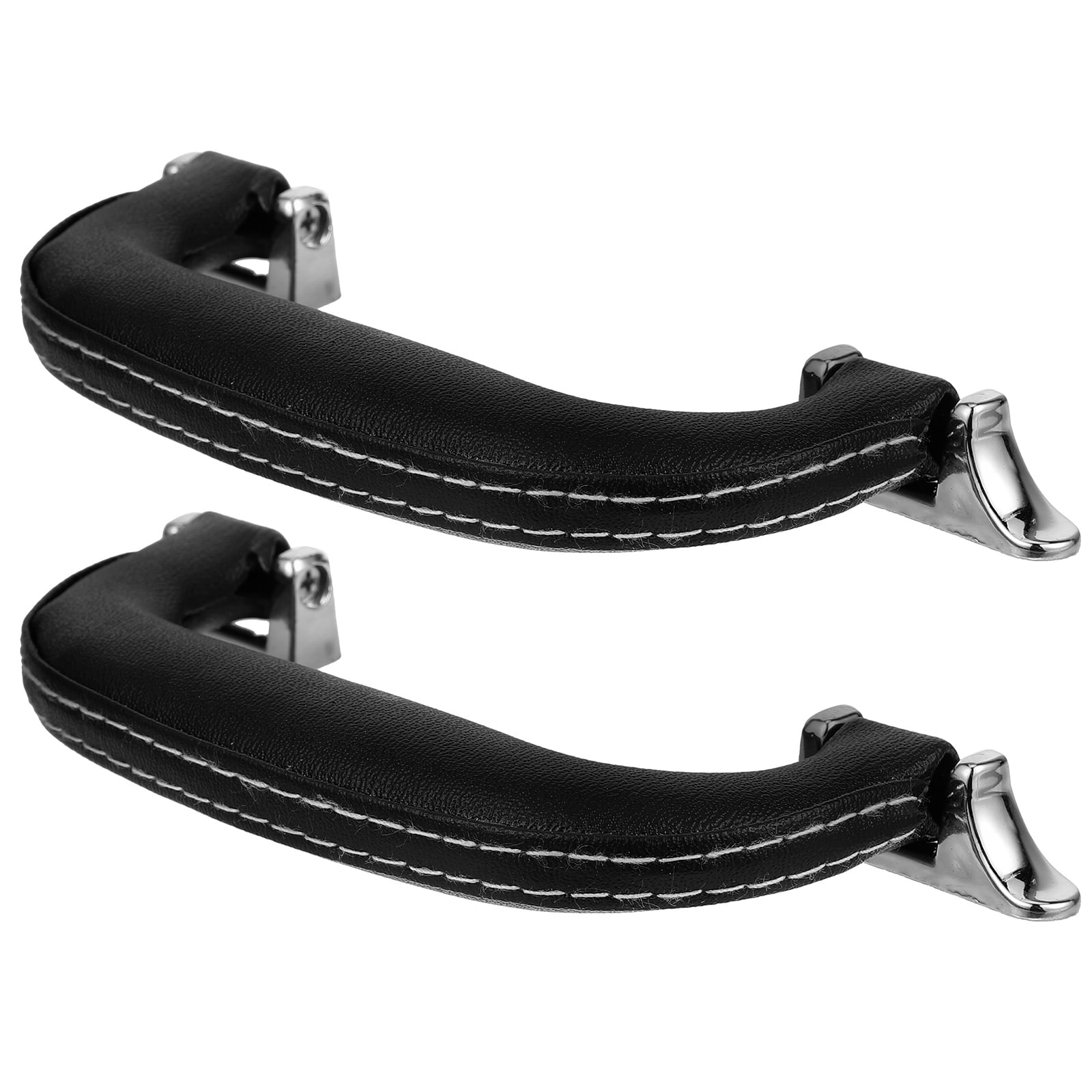 Masteelf Black Leather Suitcase Handle for Luggage Use Durable ...