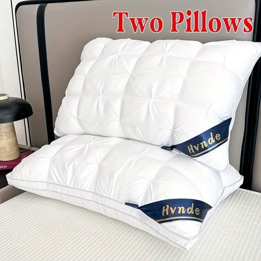 2pcs Luxury Hotel Pillows 19x29 Inch - Neck Support, All-Season Non ...