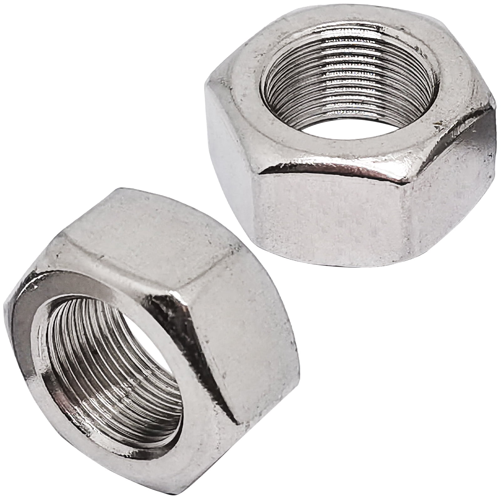 2pcs M16x1.0mm 304 Stainless Steel Hexagon Metric Fine Thread Hex Nuts ...