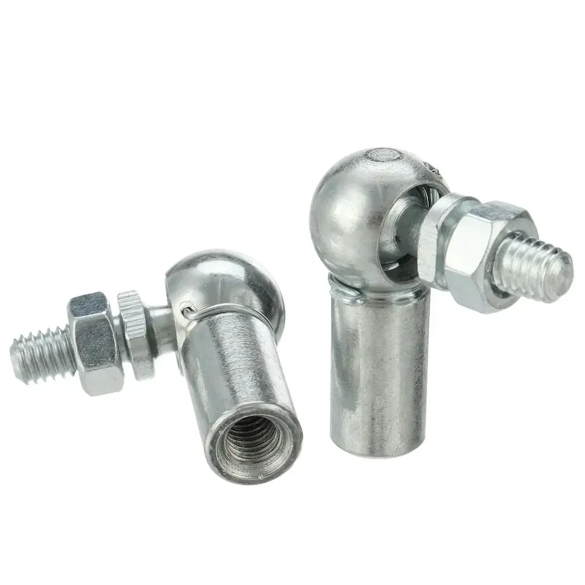 2pcs M6 M8 M10 Universal Silver Boot Bonnet Trunk Gas Strut End Fitting ...