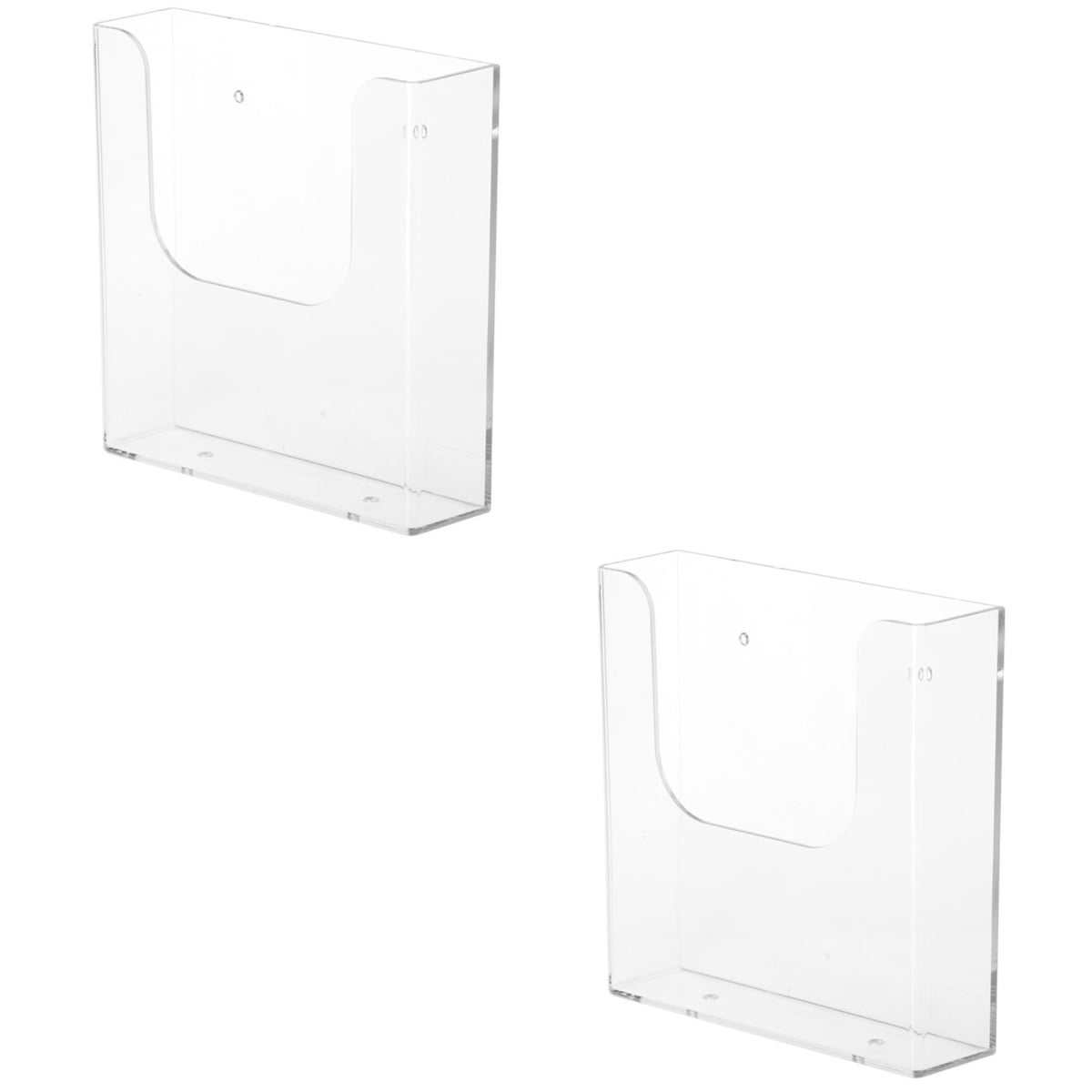 CIMAXIC Transparent File Organizer 2Pcs, Clear Magazine and Document ...