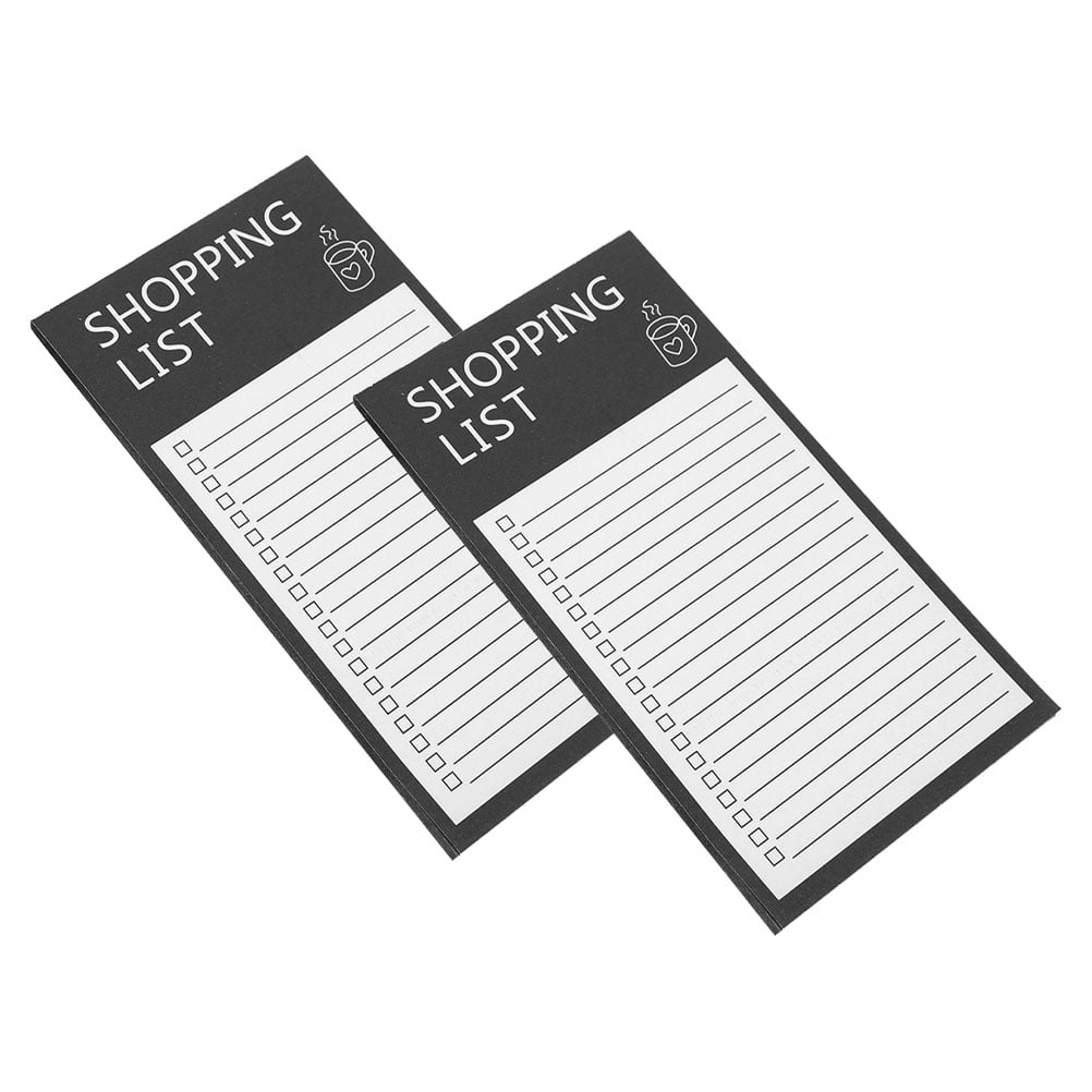 2pcs Magnetic Grocery List Pads, Fridge To Do List Pads Kitchen Magnet ...