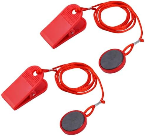 2pcs Magnetic Safety Switch, Round Magnet Treadmill Safety Key ...