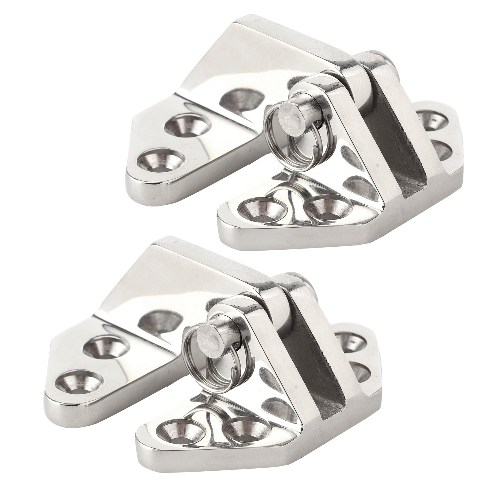 2pcs Marine Hatch Hinge 316 Stainless Steel MirrorPolishing Removable ...