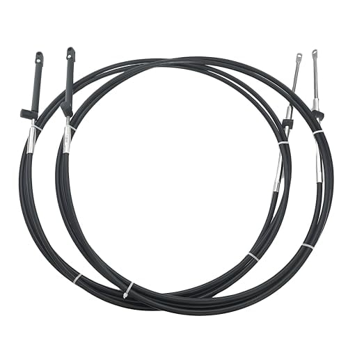 2pcs Marine Outboard Throttle Cable 17FT For Mercury gen 1 Control ...