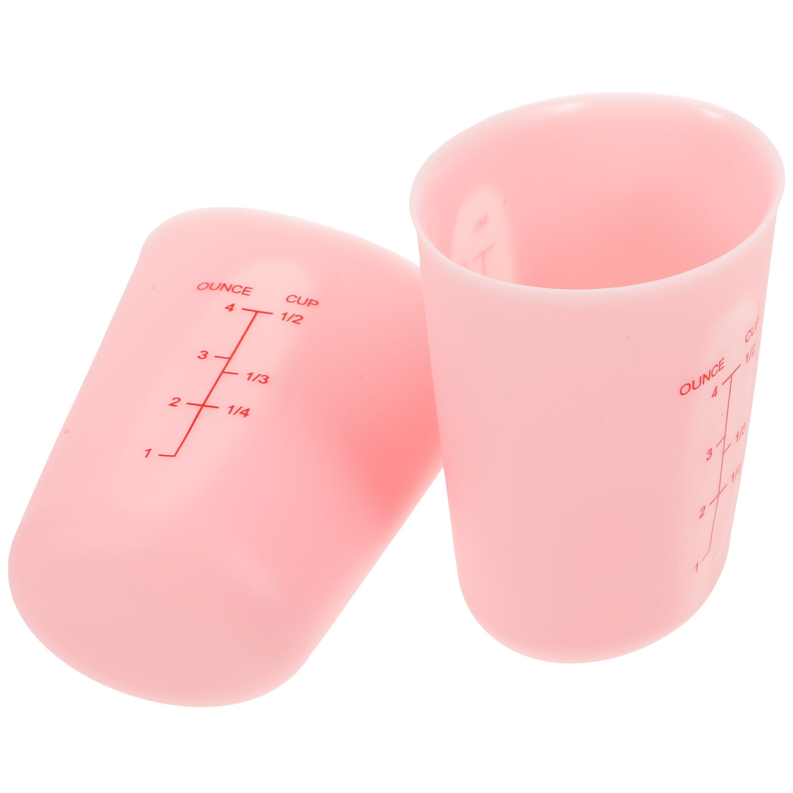 2pcs Measuring Cup Double Scale Silicone Measuring Cup for Cooking ...