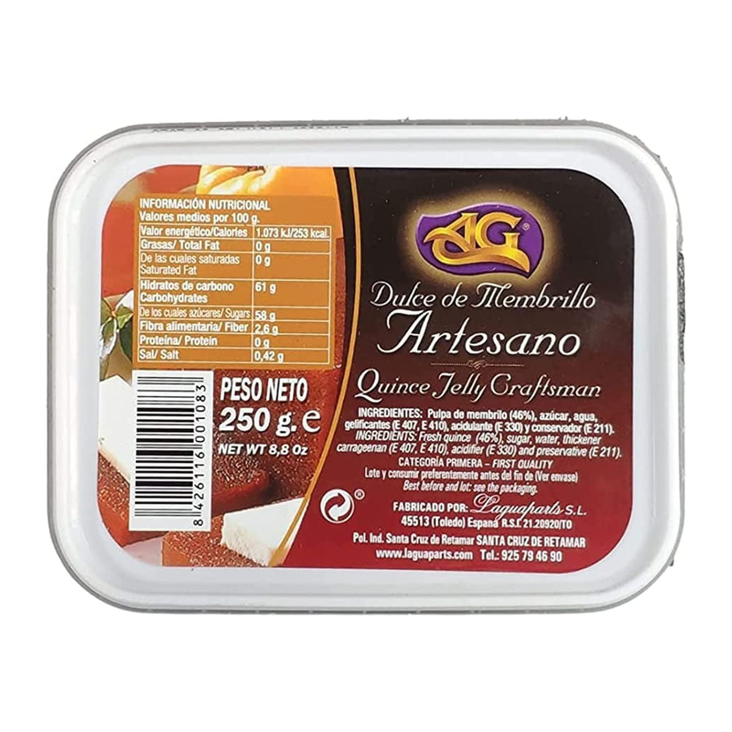 2pcs Membrillo - Quince Paste - 1 container, 8.8 oz - Walmart.com